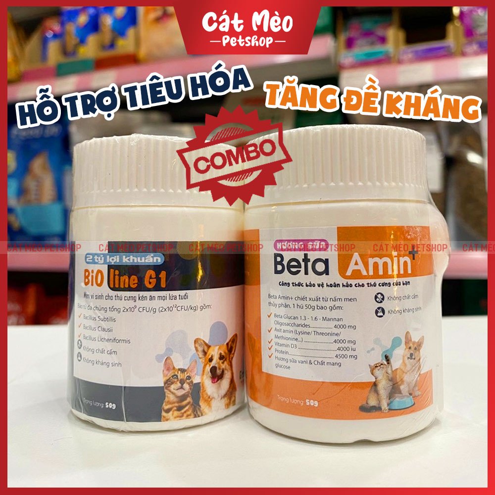 Vitamin Beta Amin Tăng Đề Kháng, Men Vi Sinh Bioline G1 Cho Chó Mèo ...