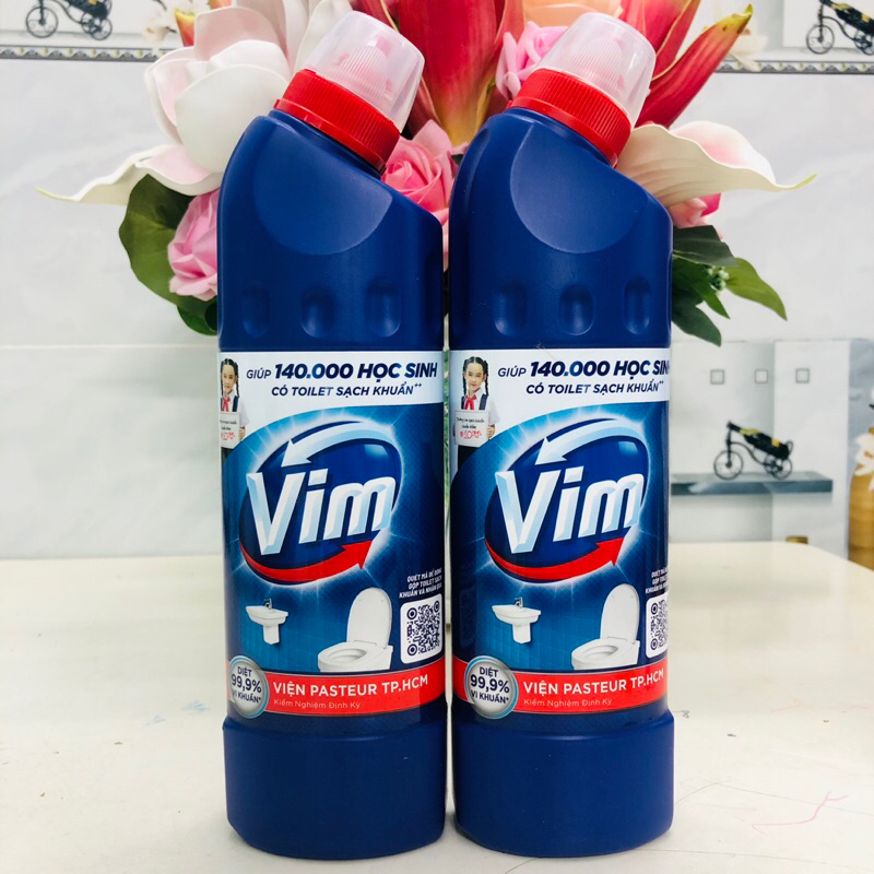 [Chai 450ml] Nước Tẩy Bồn Cầu Vim Diệt Khuẩn | Shopee Việt Nam