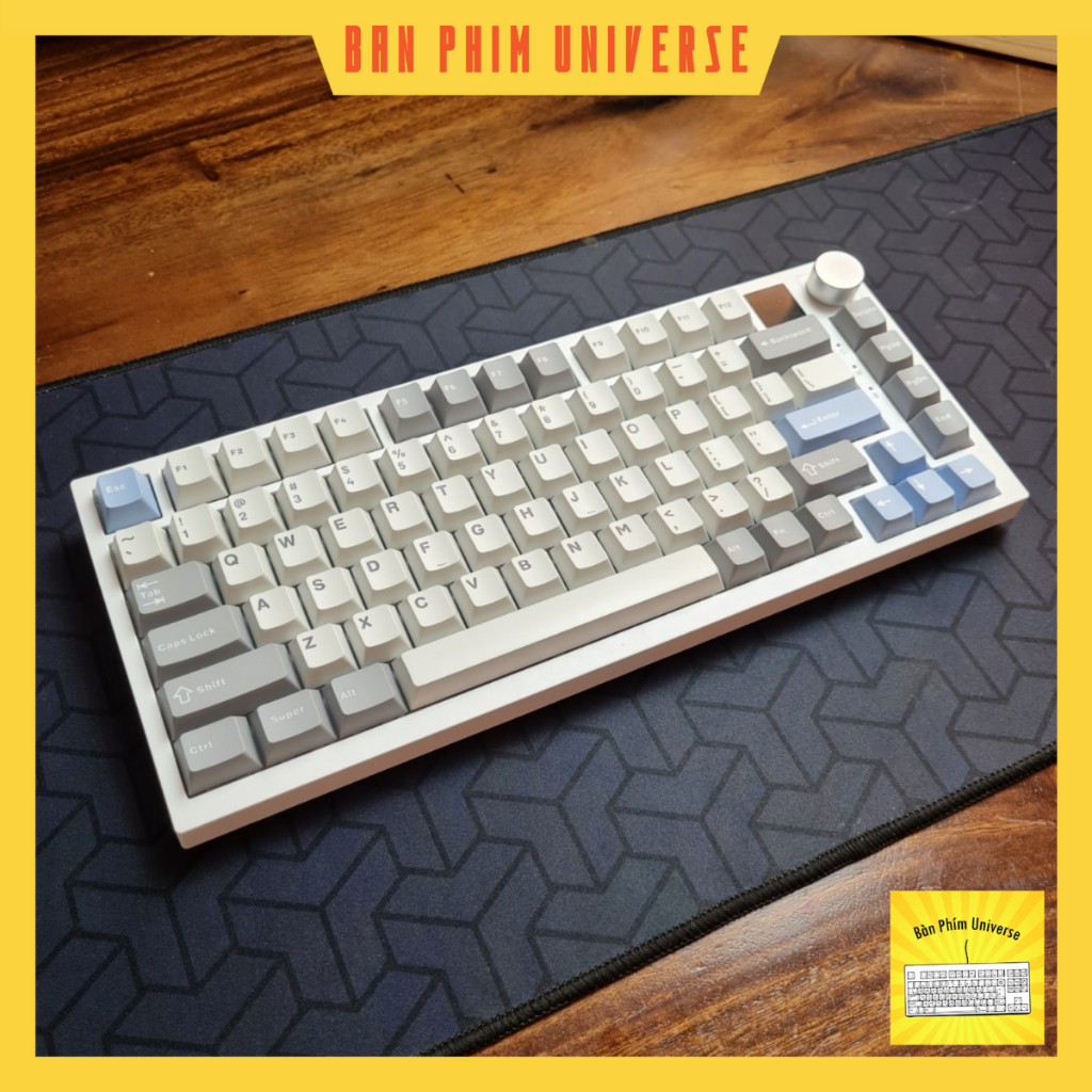 Bàn phím cơ WK75 Pro 3 mode bàn phím bluetooth, 2.4ghz, dây, rgb, gasket, hotswap màn hình ...