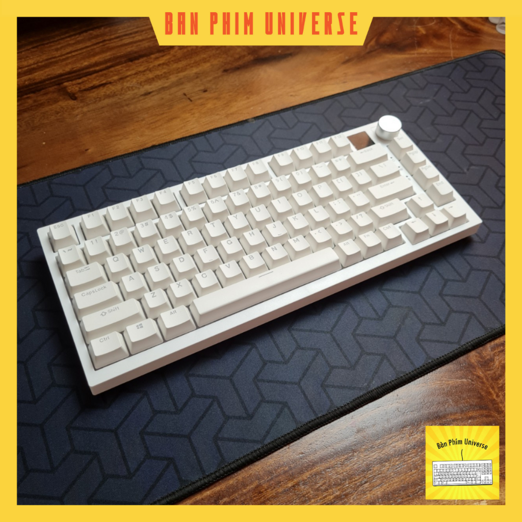 Bàn phím cơ WK75 Pro 3 mode bàn phím bluetooth, 2.4ghz, dây, rgb, gasket, hotswap màn hình ...