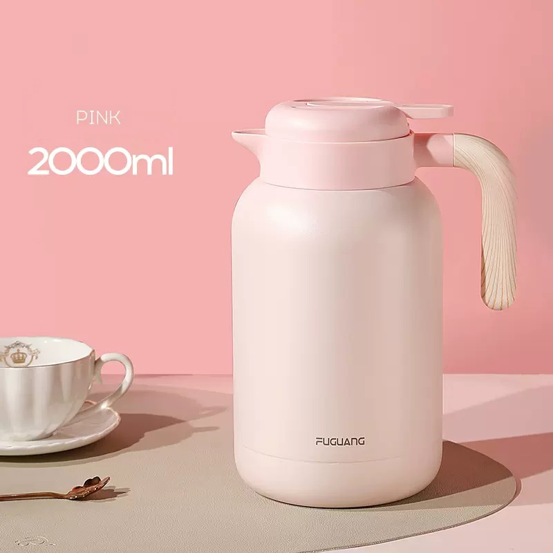 Bình thủy Fuguang inox 316L , Bình giữ nhiệt gia đình Fuguang 2L cao cấp, phích nước làm từ thép ...