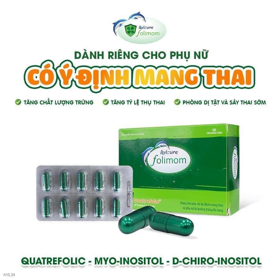 [Tích điểm nhận quà] Avisure FOLIMOM - Bổ trứng cho phụ nữ mang thai ...