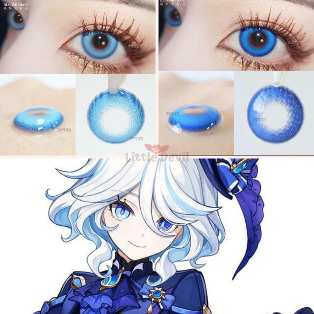 Lens cosplay 1 Day _ kính áp tròng hóa trang nhân vật Furina Genshin ...