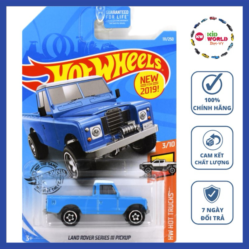 Xe mô hình Hot Wheels basic Land Rover Series III Pickup FYF07 ...