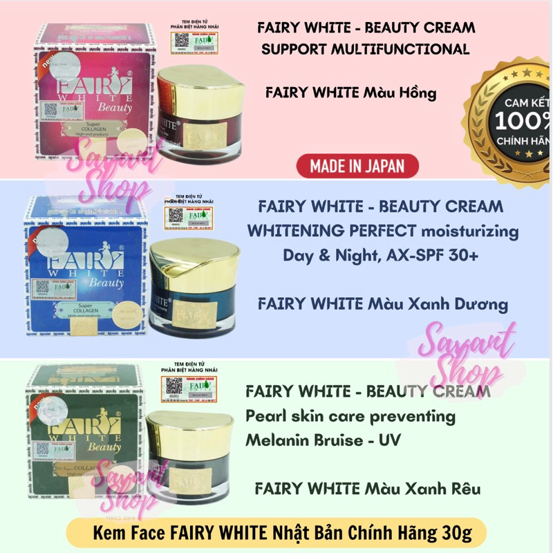KEM FAIRY WHITE NHẬT BẢN CHÍNH HÃNG - FAIRY WHITE TRẮNG DA | Shopee ...