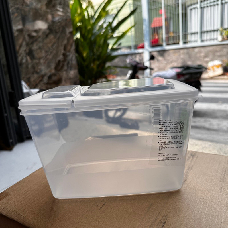 Hộp Nhựa Đựng Bột Nắp Bật 2 Bên 3L (Khoảng 2kg bột) | Shopee Việt Nam