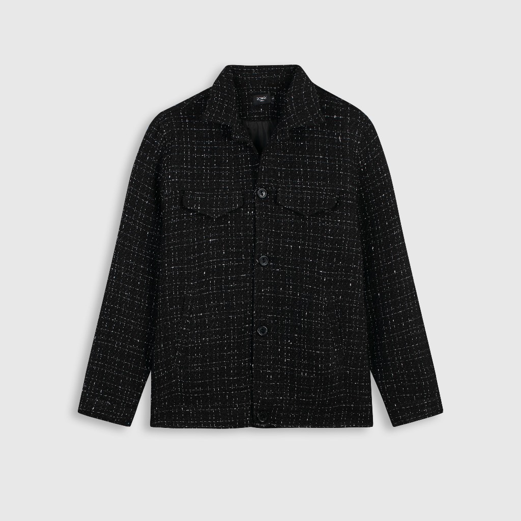 Áo khoác dạ ROWAY chất liệu dạ tweed nhập khẩu cao cấp | Dạ đen ...