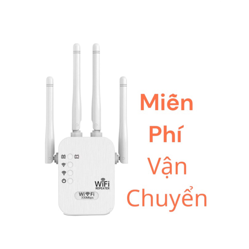 Bộ Kích Sóng Wifi 4 Râu Mới nhất Tốc Độ Cao 2.4ghz 300Mbps Kích Wifi ...