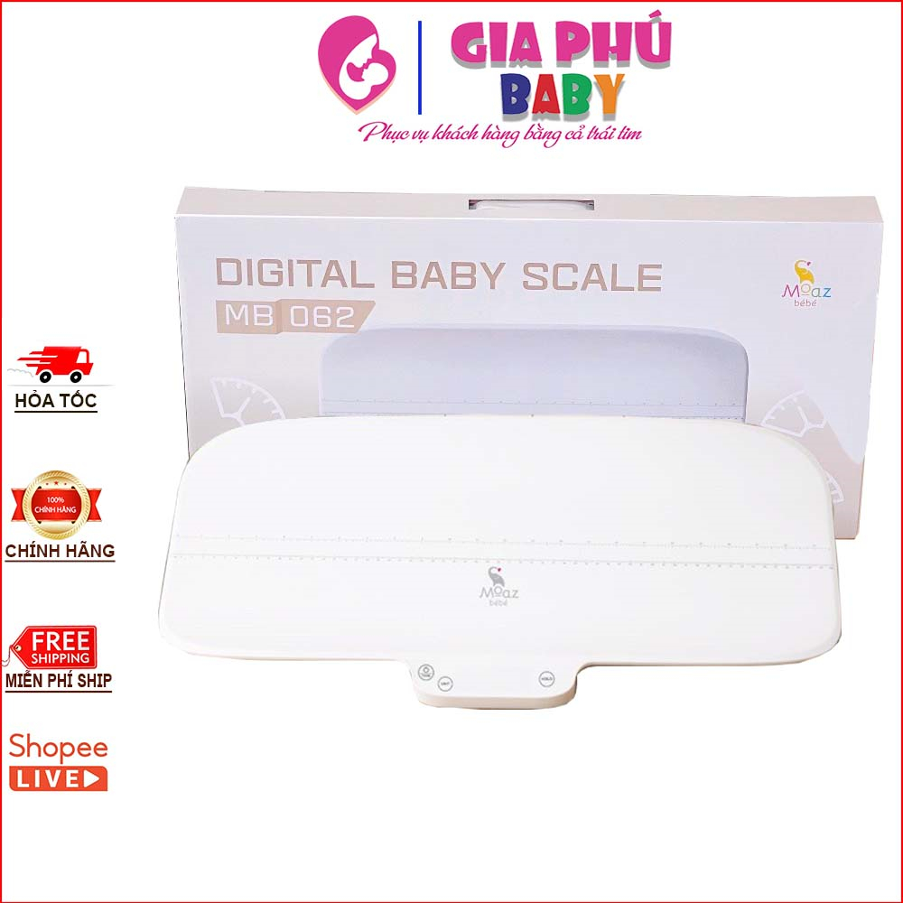 CÂN ĐIỆN TỬ CÂN TRẺ SƠ SINH MOAZ BEBE MB062 hàng chính hãng bảo hành 12 tháng | Shopee Việt Nam
