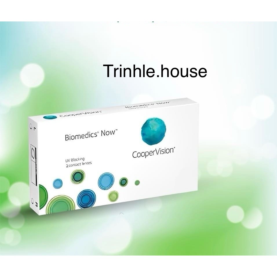 Kính áp tròng 3 tháng Biomedics không màu Bio- lens mắt trong suốt cận ...