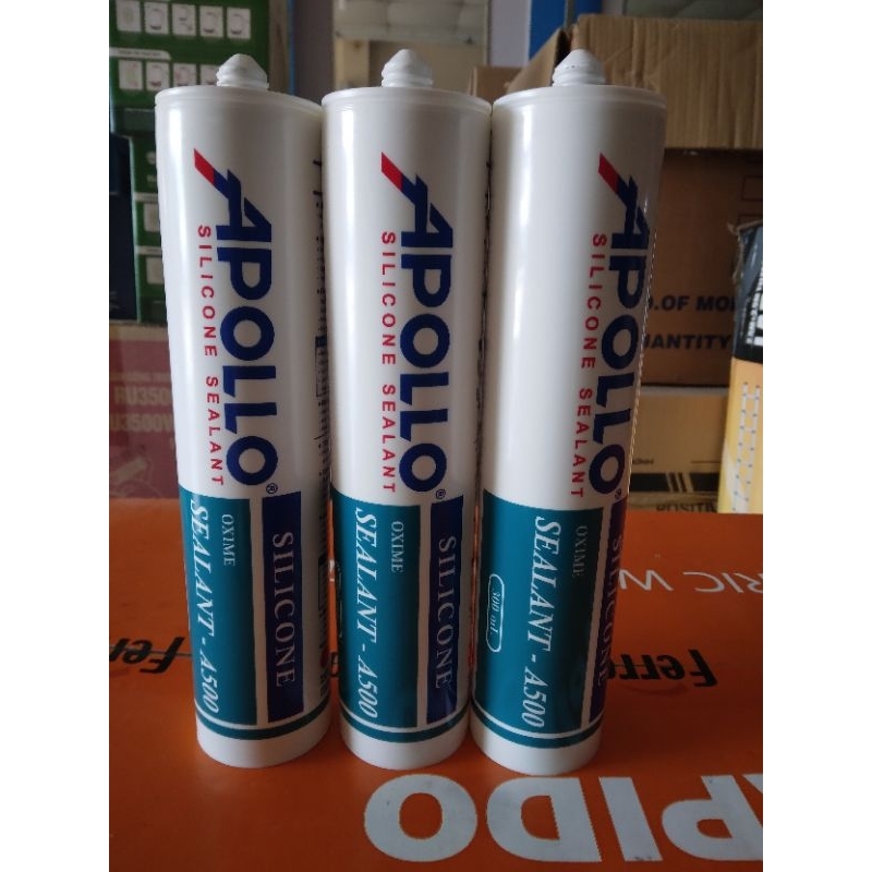 Keo Silicone APollo A500 đen, trắng đục, xám | Shopee Việt Nam