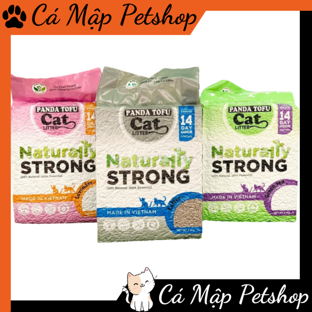 Cát đậu nành cho mèo Tofu Cat Litter PANDA, Cát vệ sinh cho mèo đậu ...
