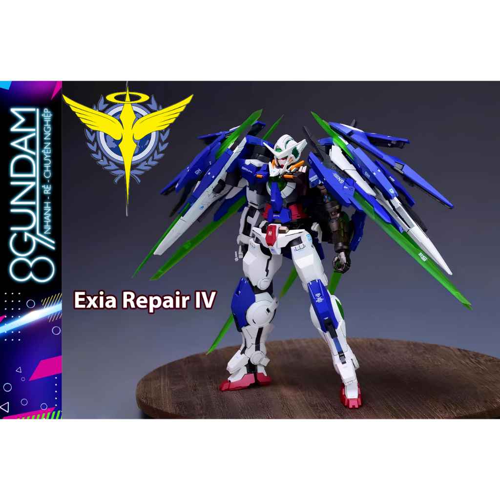 Mô Hình Lắp Ráp MG 00 Exia Repair IV R4 (tặng decal nước và xương trans ...