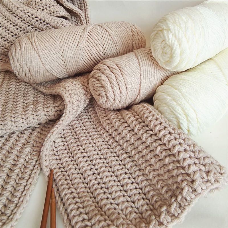 Len ống, Len Cotton Love 100g chuyên làm khăn,áo | Shopee Việt Nam