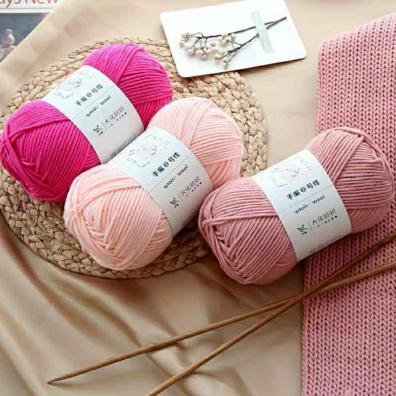 Len yaoh wool trơn 100g | Shopee Việt Nam