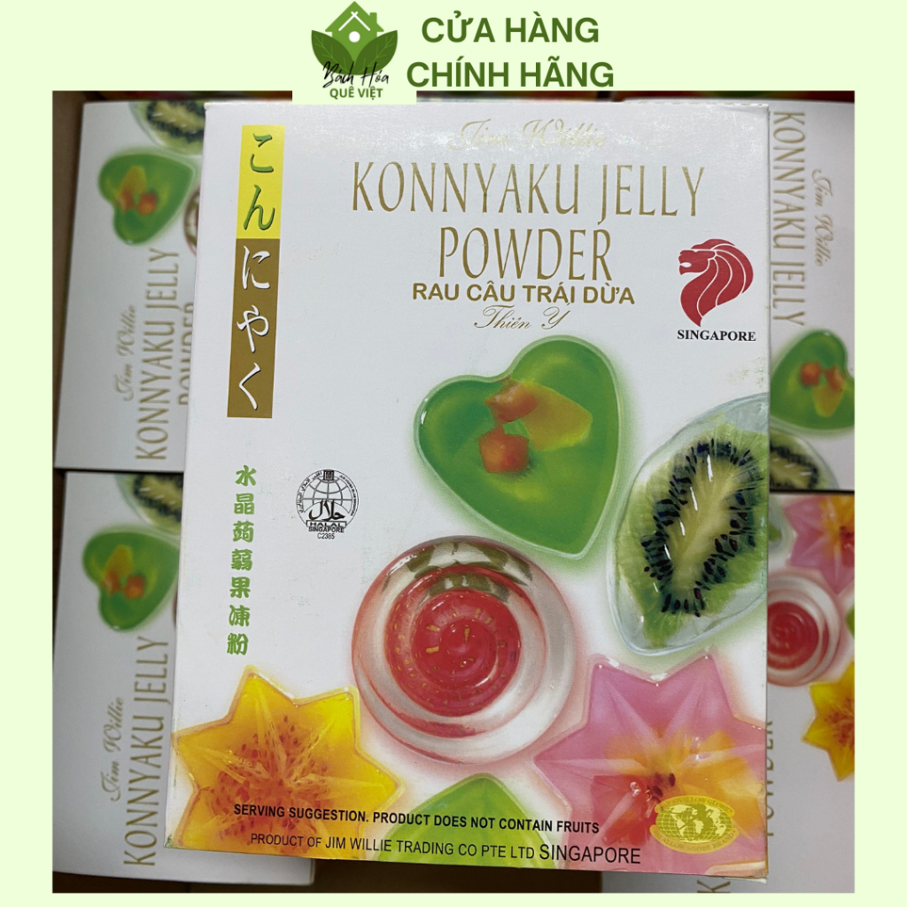 Bột Rau Câu Trái Dừa Konnyaku Jelly Powder Thiên Ý Singapore Chính Hãng ...
