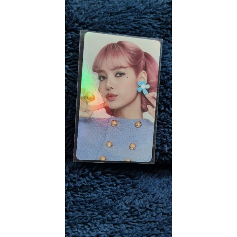 Card bo góc Lisa BLACKPINK offical trong album Welcoming Collection ...
