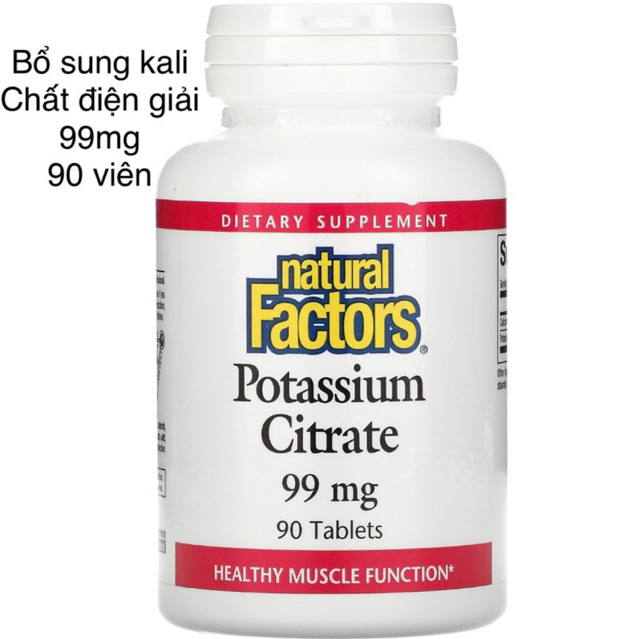 [MỸ] viên Potassium 99mg 90 viên bố sung kali, điện giải cho cơ thể ...