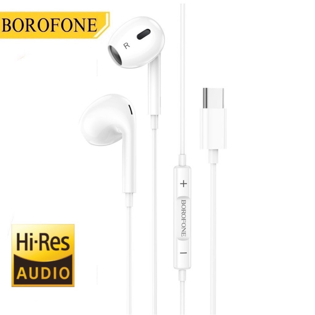 Tai nghe có dây type c BOROFONE có micro bass hay giá rẻ cho samsung xiaomi oppo | Shopee Việt Nam