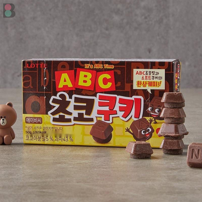 Bánh ABC Lotte Hàn Quốc Socola Cookie & Cream 50g | Shopee Việt Nam