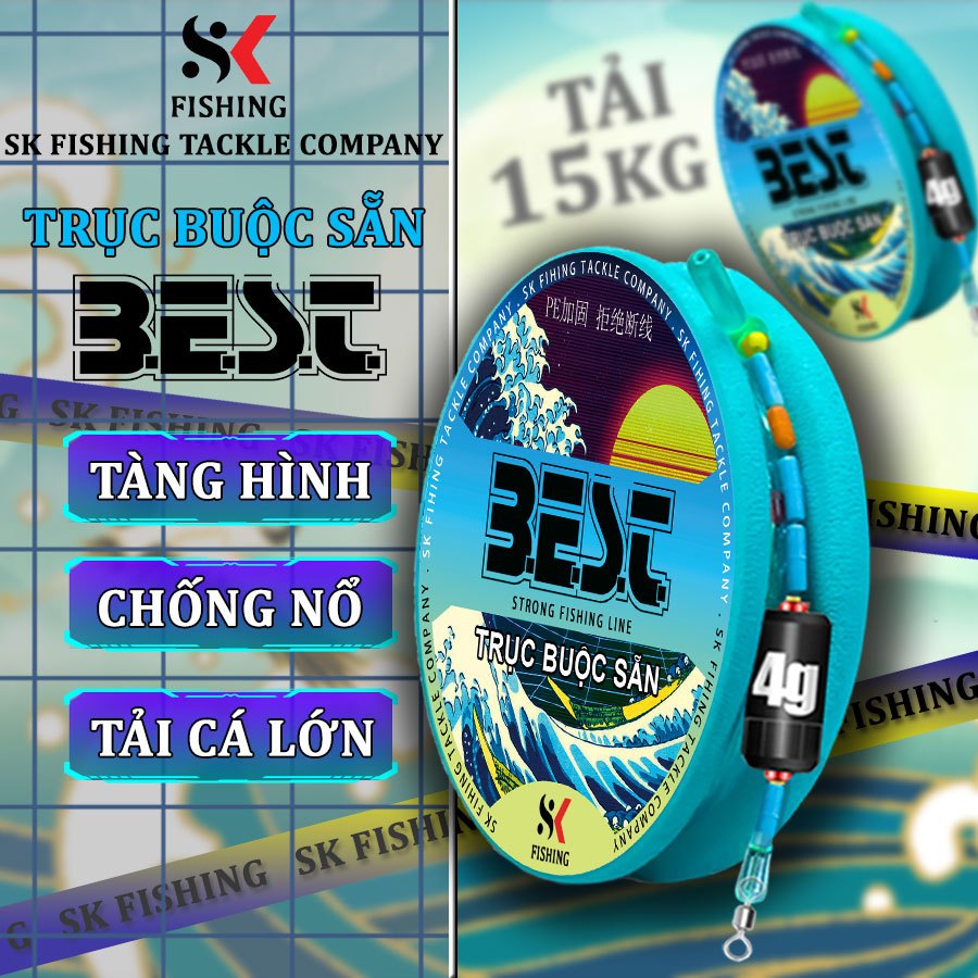 Dây Trục Câu Đài, Trục Buộc Sẵn BEST - SK FISHING Tàng Hình Tốt Và Chịu ...