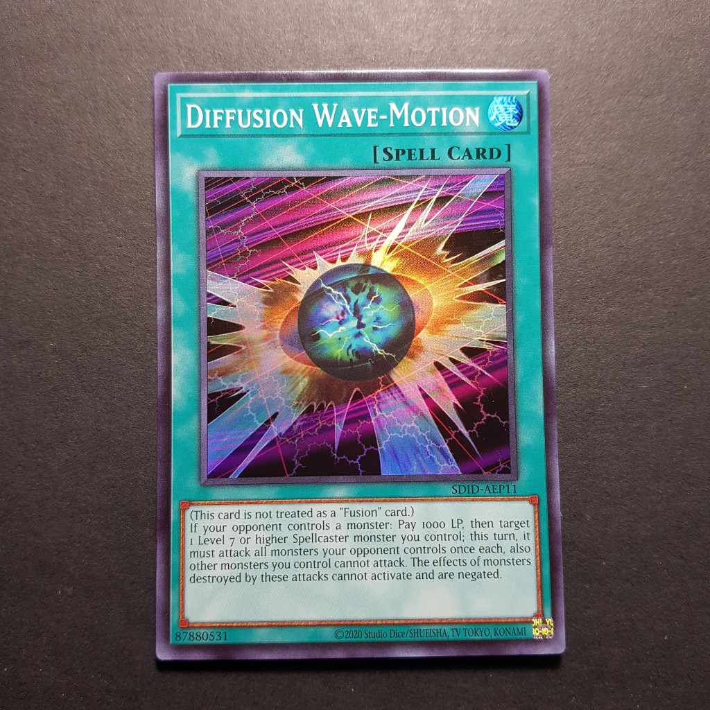 Lá thẻ bài Diffusion Wave-Motion - SDID-AEP11 Super rare edition ...