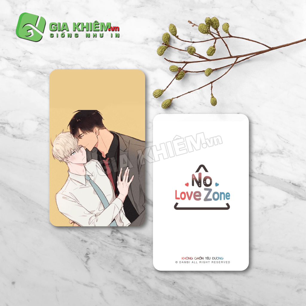 Card bo góc giấy truyện KHÔNG CHỐN YÊU ĐƯƠNG - NO LOVE ZONE (Part 1) | Shopee Việt Nam