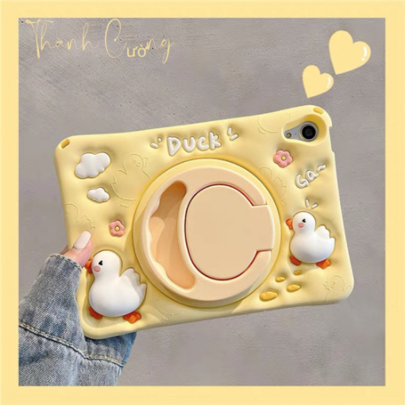 Ốp Silicone Duck Ipad Air1/2/3/4/5/Gen7/8/9/10/Pro9.7/Pro10.5/Pro11in ...
