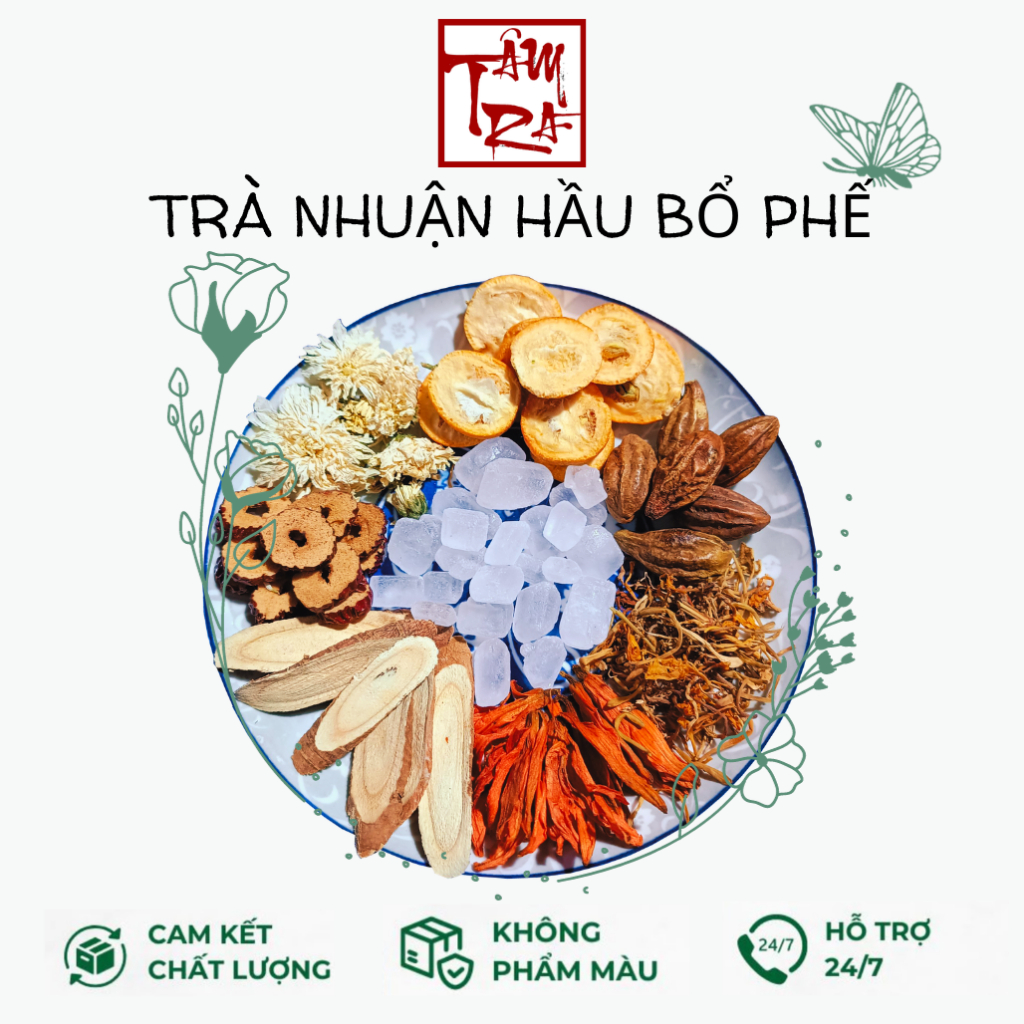 Trà nhuận hầu bổ phế hộp 30 gói | Shopee Việt Nam