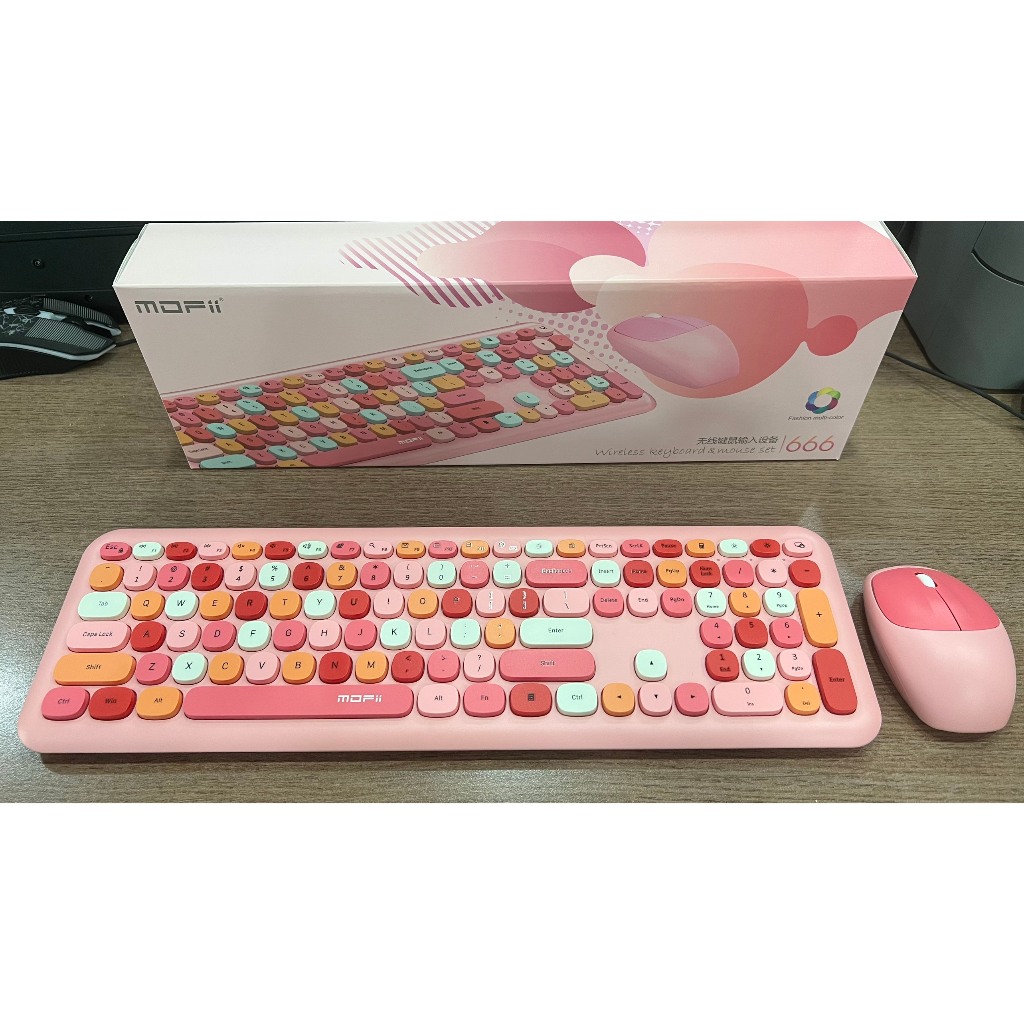 Bộ Bàn Phím Và Chuột Không Dây MOFII SWEET MIXED - Dùng cho PC, Laptop ...