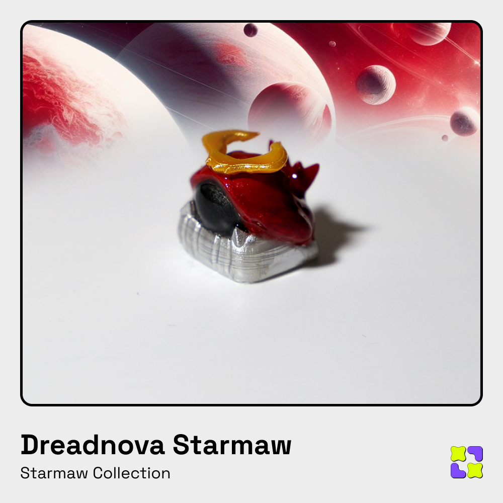 Keycap Artisan bàn phím cơ Starmaw màu sắc nổi bật trang trí bàn phím ...