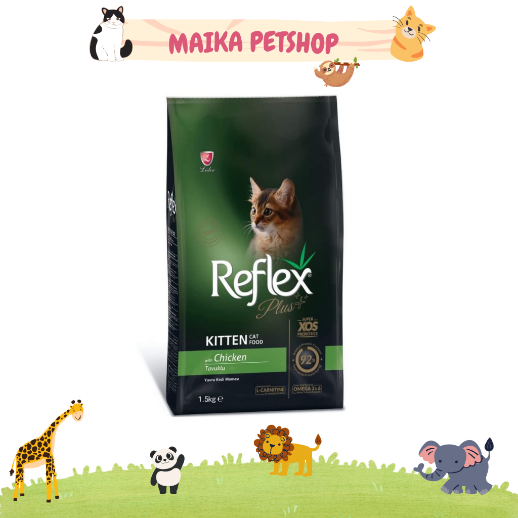 Hạt Cho Mèo Reflex Plus cao cấp (Thổ Nhĩ Kỳ) - Túi hãng 1.5 kg - Maika ...