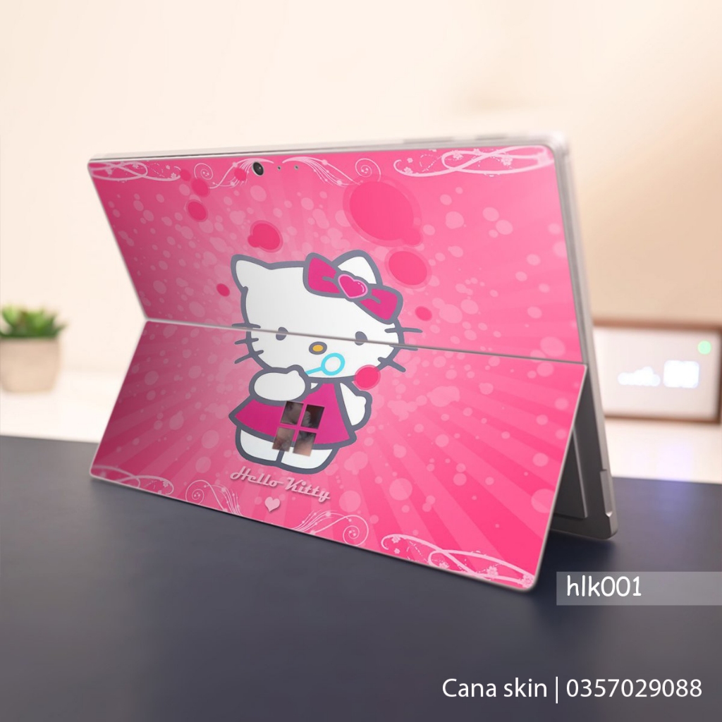Miếng dán skin Skin dán Surface Pro / Go / Book / Laptop in hình Kitty ...