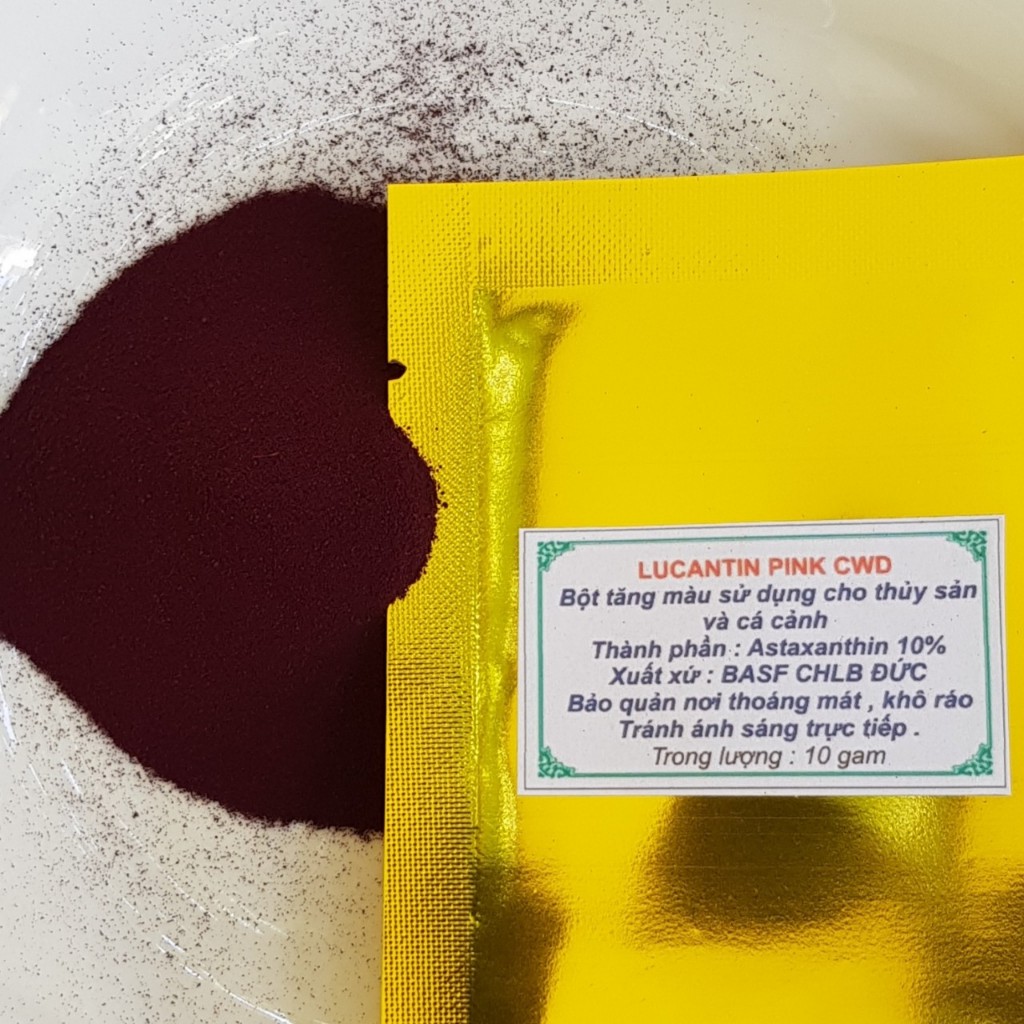 SẮC TỐ - CHẤT TẠO MÀU ĐỎ CHO CÁ CẢNH LUCANTIN PINK CWD ( Astaxanthin 10 ...