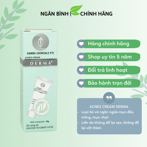 Kem mụn Derma Anti Acne Cream chính hãng .,,, ... | Shopee Việt Nam