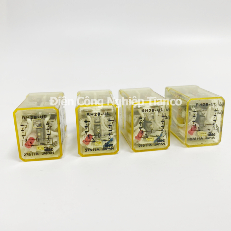 Relay role trung gian IDEC RH2B - UL 8 chân to 12V 24V 220V | Shopee ...