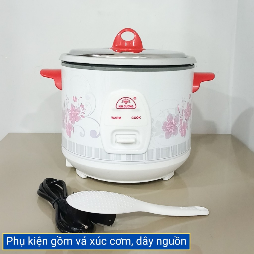 Nồi cơm điện nắp rời KIM CƯƠNG 1.2 lít KC1.2L | Shopee Việt Nam
