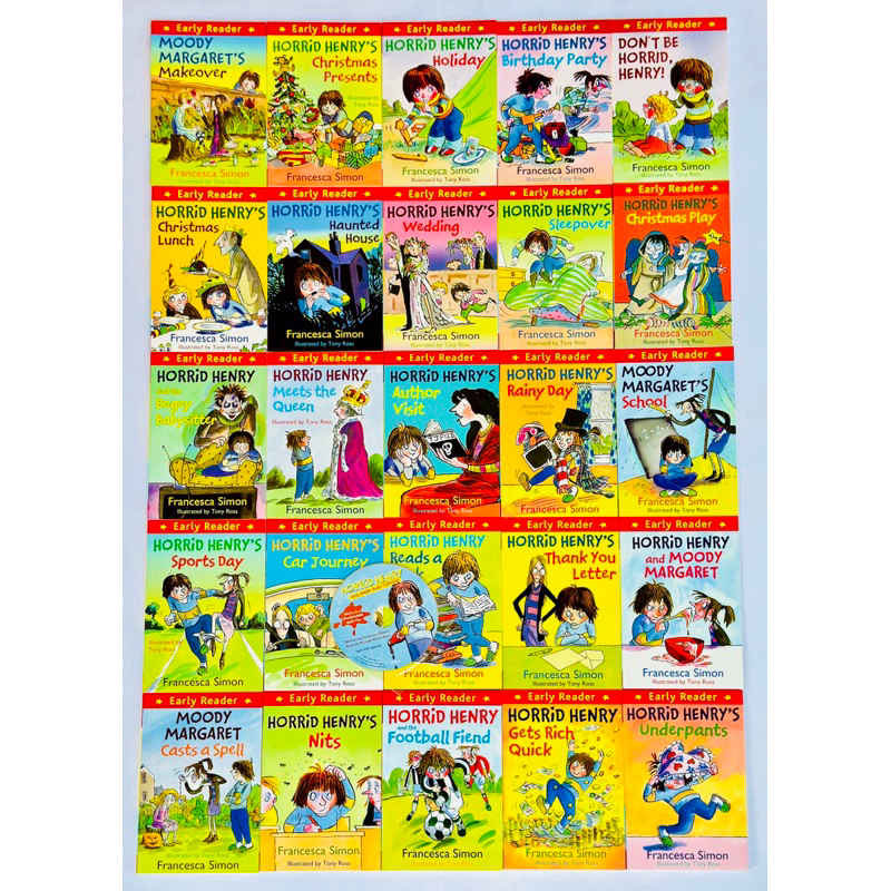 BỘ NHẬP KHẨU HORRID HENRY EARLY READER – 25 CUỐN + CD | Shopee Việt Nam