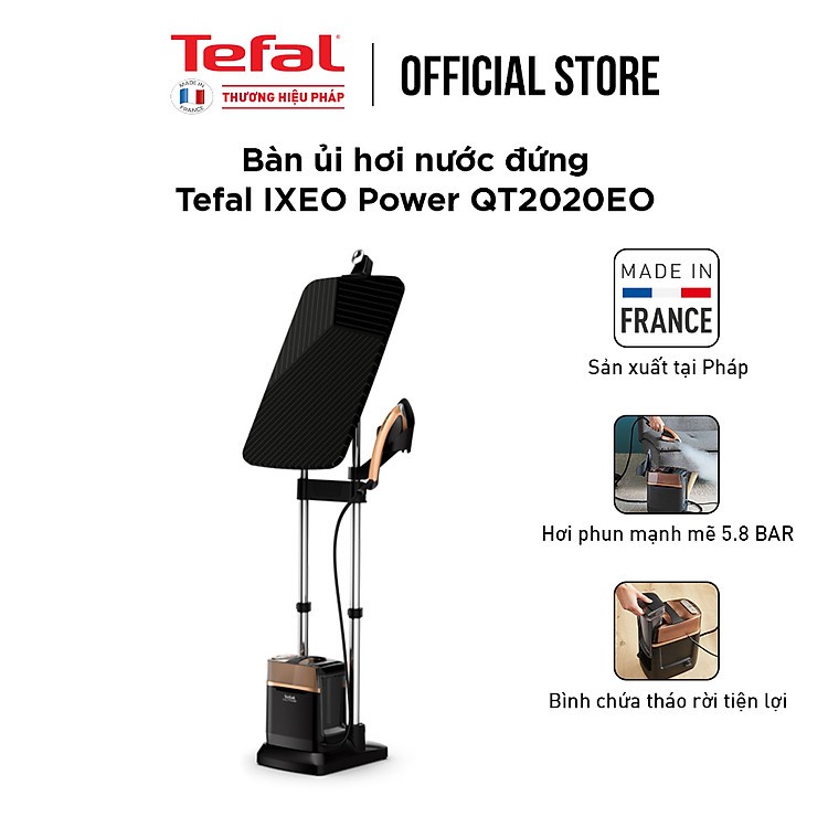 Bàn ủi hơi nước đứng Tefal IXEO Power QT2020E0 - 2170W, 1.1L | Shopee ...