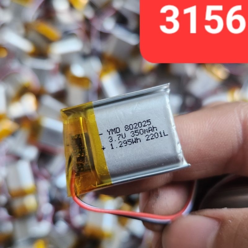 Pin lithium polymer 3.7v 802025 / 350mah có mạch bảo vệ | Shopee Việt Nam