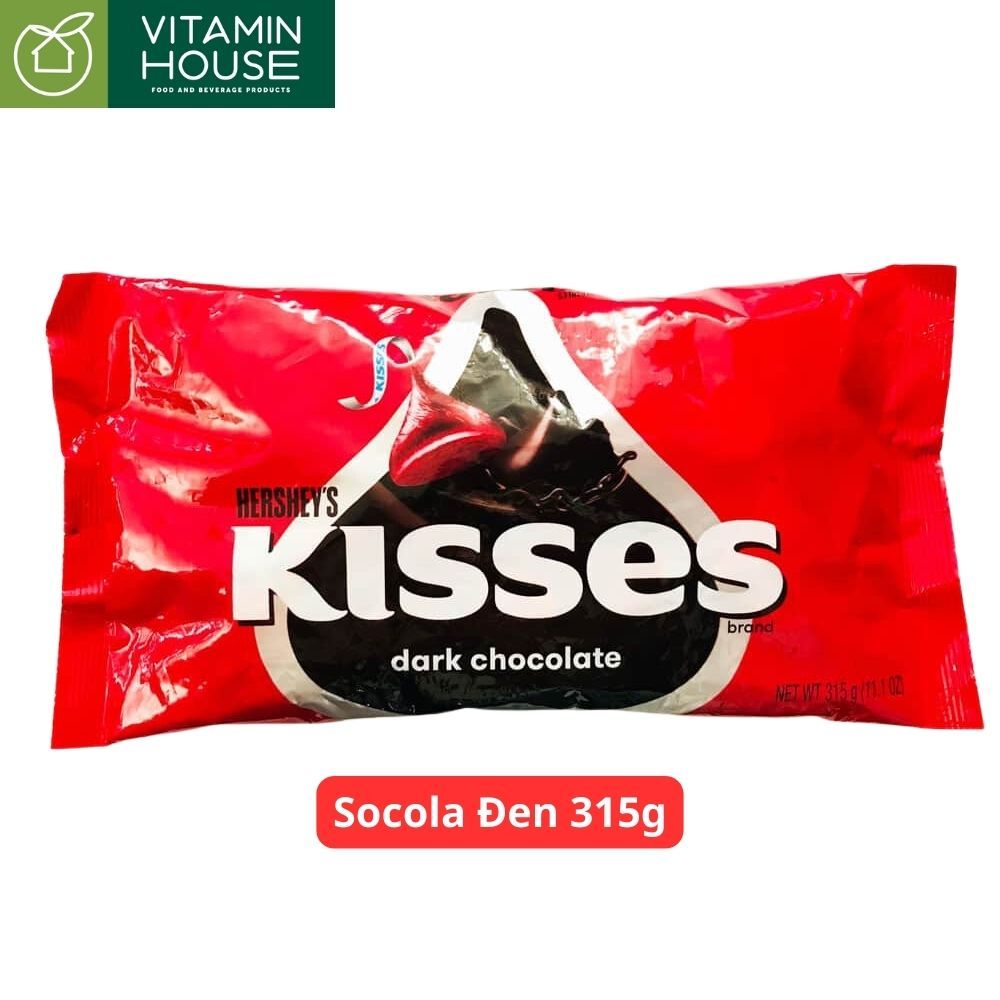 Socola Hershey's Kisses Hạnh Nhân Gói 300g -Vitamin House | Shopee Việt Nam