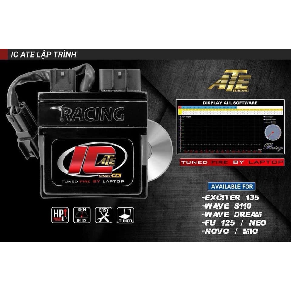 CDI RACING cho EX5 DREAM SUPRA WAVE110 W125 SRL110 CRYPTON T110 VEGA RR ...