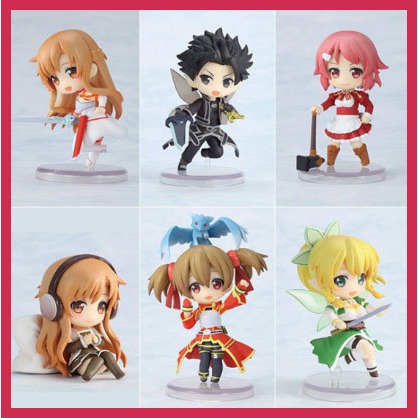 Mô hình Chibi Figure Anime/Manga Sword Art Online (SAO) - Kirito Asuna ...