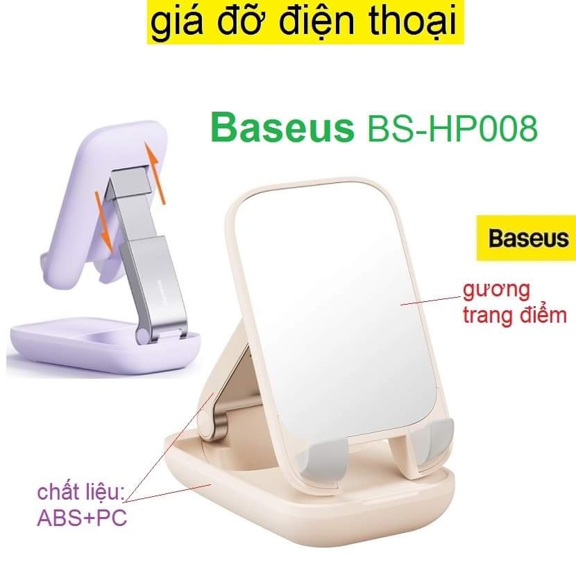 Giá Đỡ Điện Thoại Xếp Gọn Baseus Seashell Series Folding Phone Stand 4 màu sắc trẻ trung năng ...