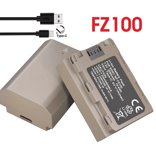 Pin Kingma FZ100 tích hợp cổng sạc dùng cho máy ảnh Sony A9, Sony A7M ...