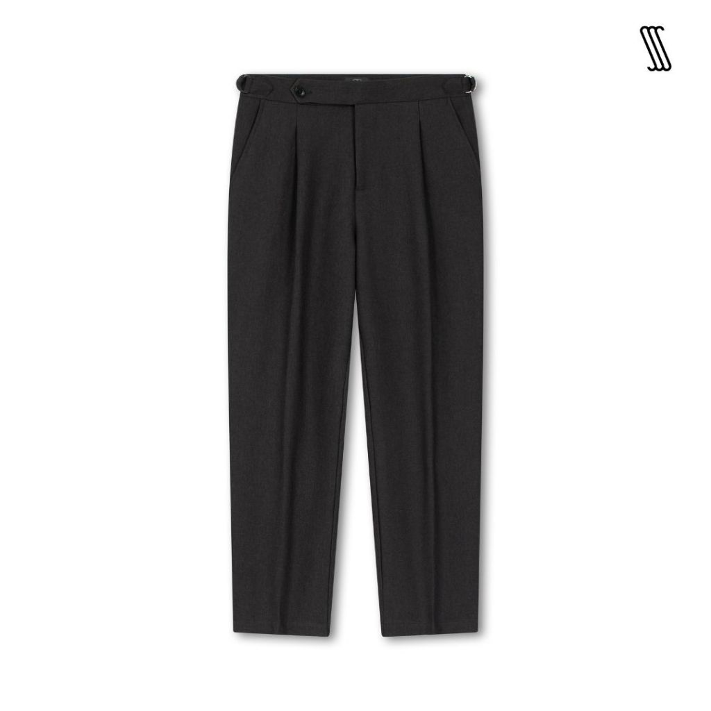 Quần âu ống đứng sidetab nam SSSTUTTER xếp ly điều chỉnh eo linh động 2 ...