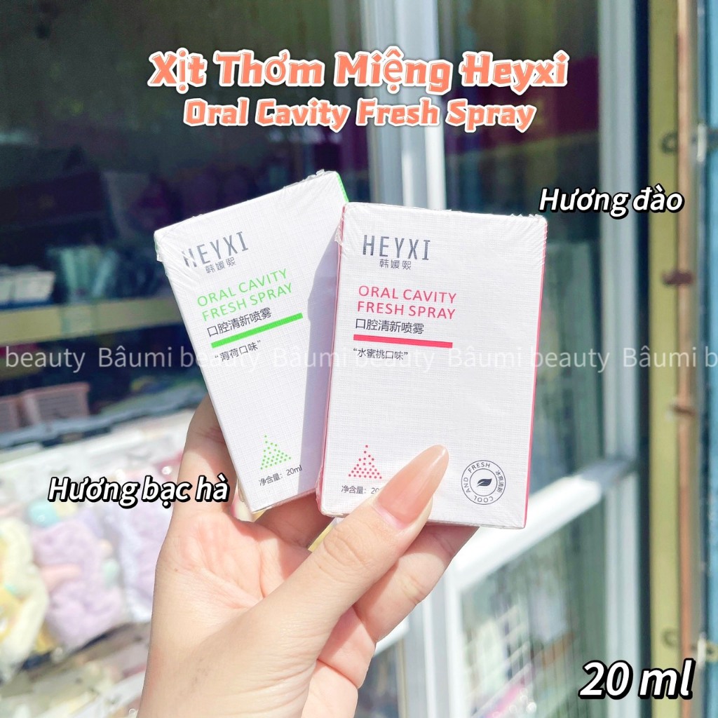 Xịt Thơm Miệng Dạng Chai/ Dạng Thẻ Hương Trái Cây Ngọt Ngào Heyxi 20ml ...
