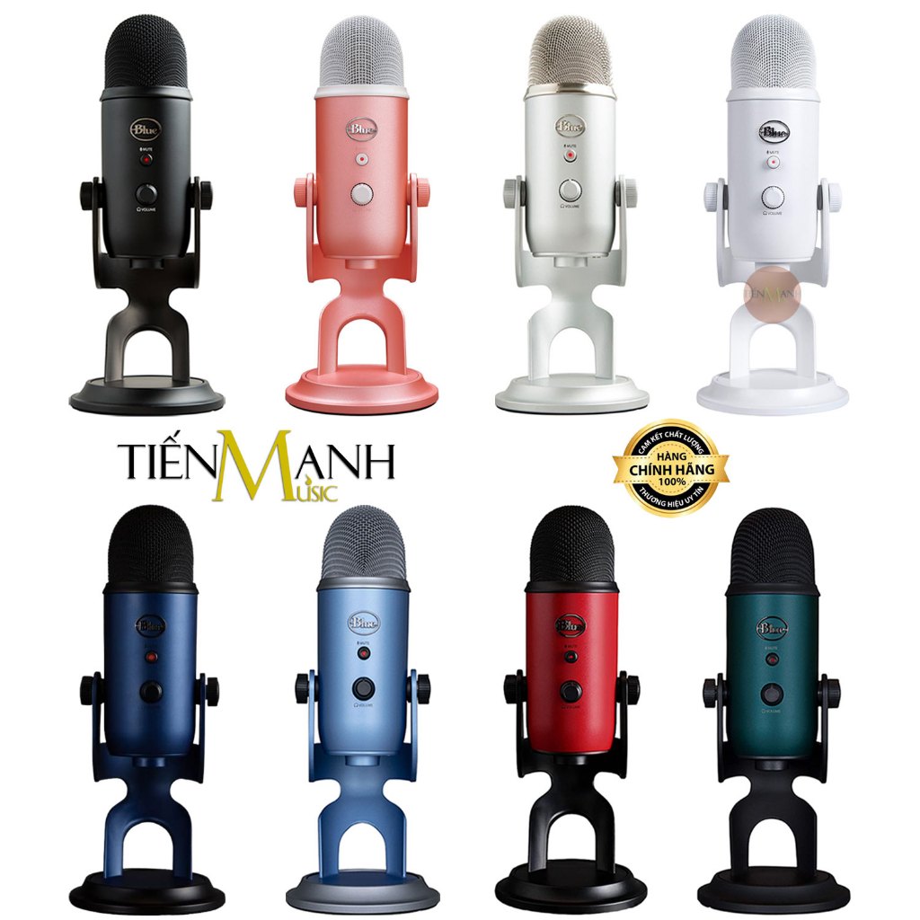 [New, Chính Hãng] Micro USB Condenser Blue Yeti - Mic Thu Âm ASMR ...