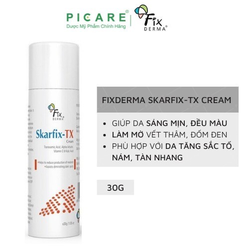 Kem dưỡng Fixderma Skarfix TX Cream mờ thâm, nám, tàn nhang và dưỡng ...