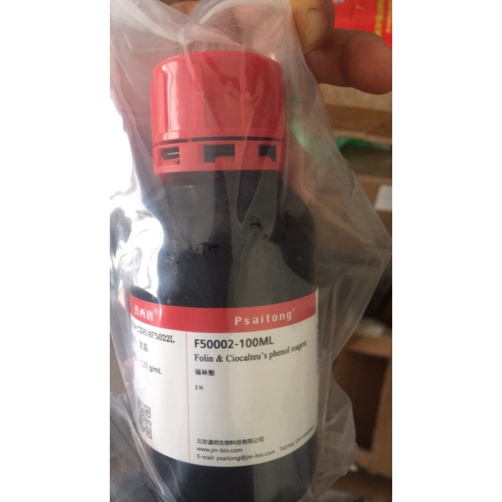 Hàng thí nghiệm Folin, Folin & ciocalteu's phenol reagent 1N, Folin ...